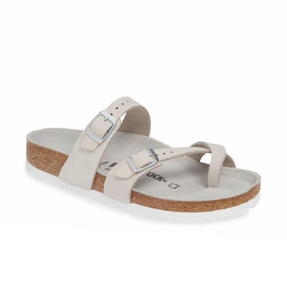 Birkenstock | Shoes | Birkenstock White Mayari Sandals | Poshmark